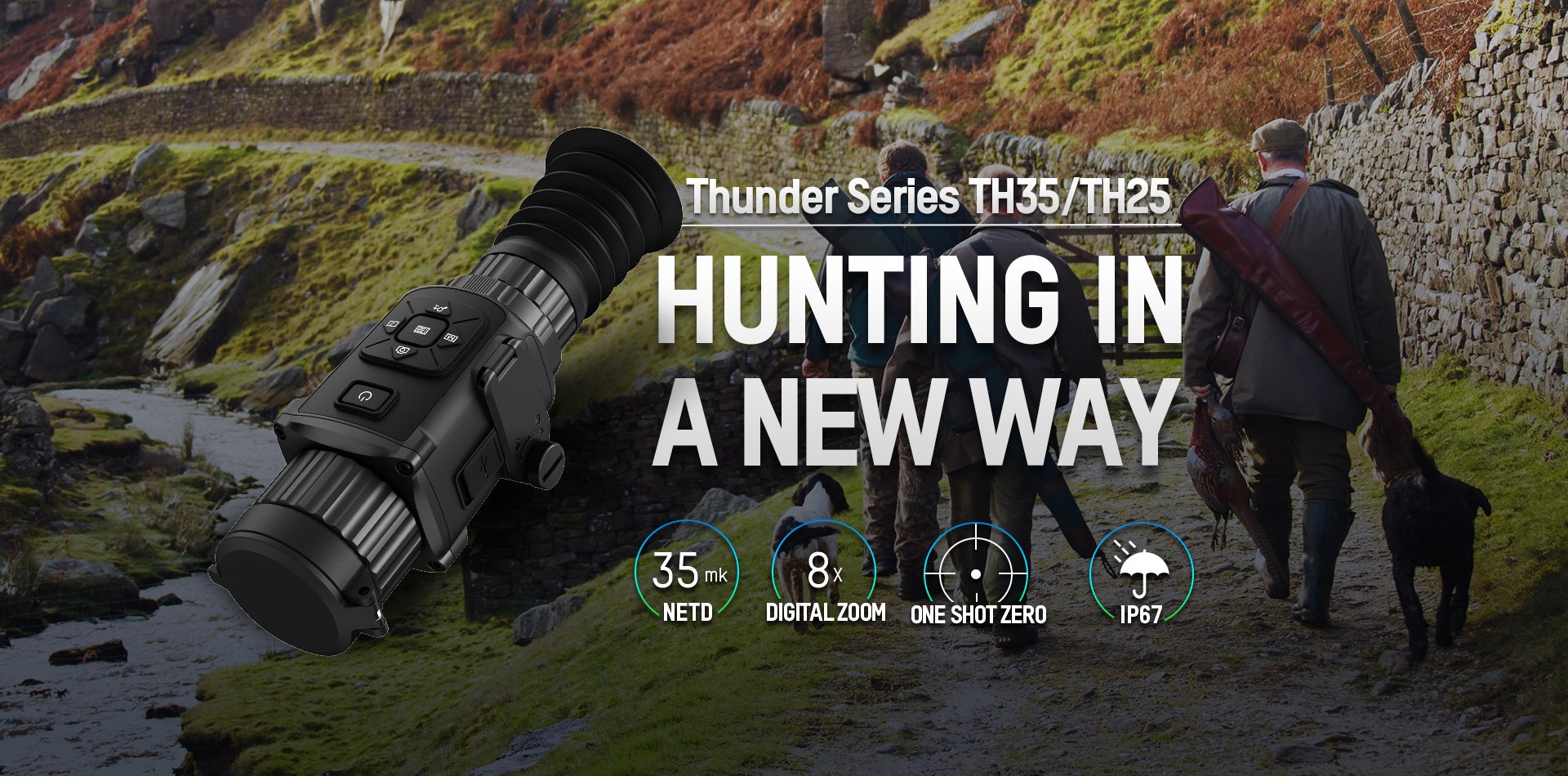 Hikmicro Thunder TH25 Smart Thermal Sight | Hunting Supplies Australia